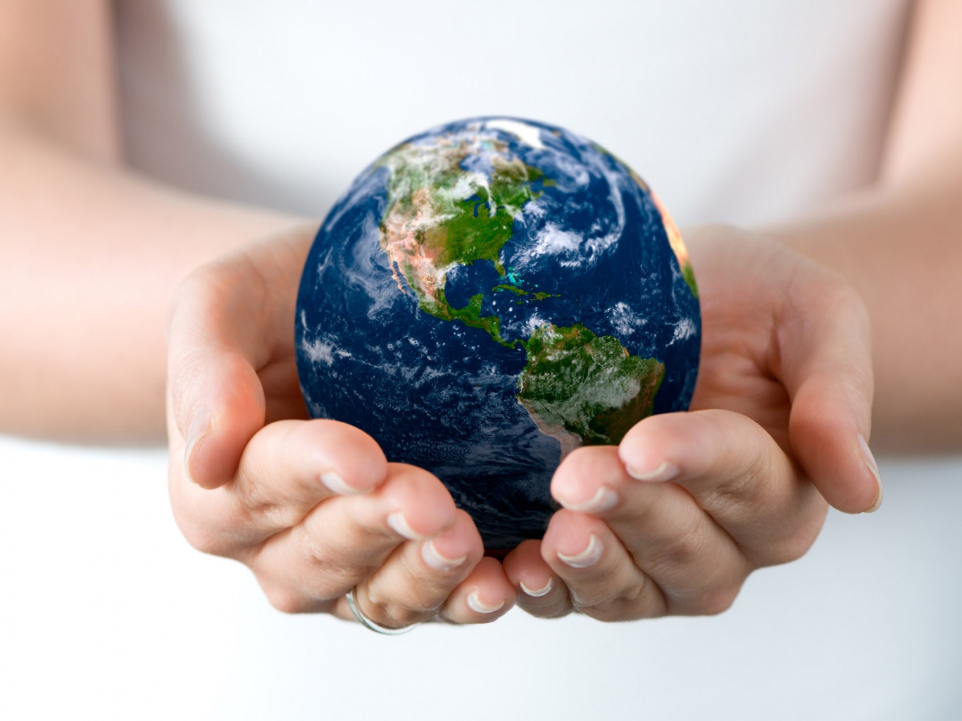 The World In Your Hands Wallpaper