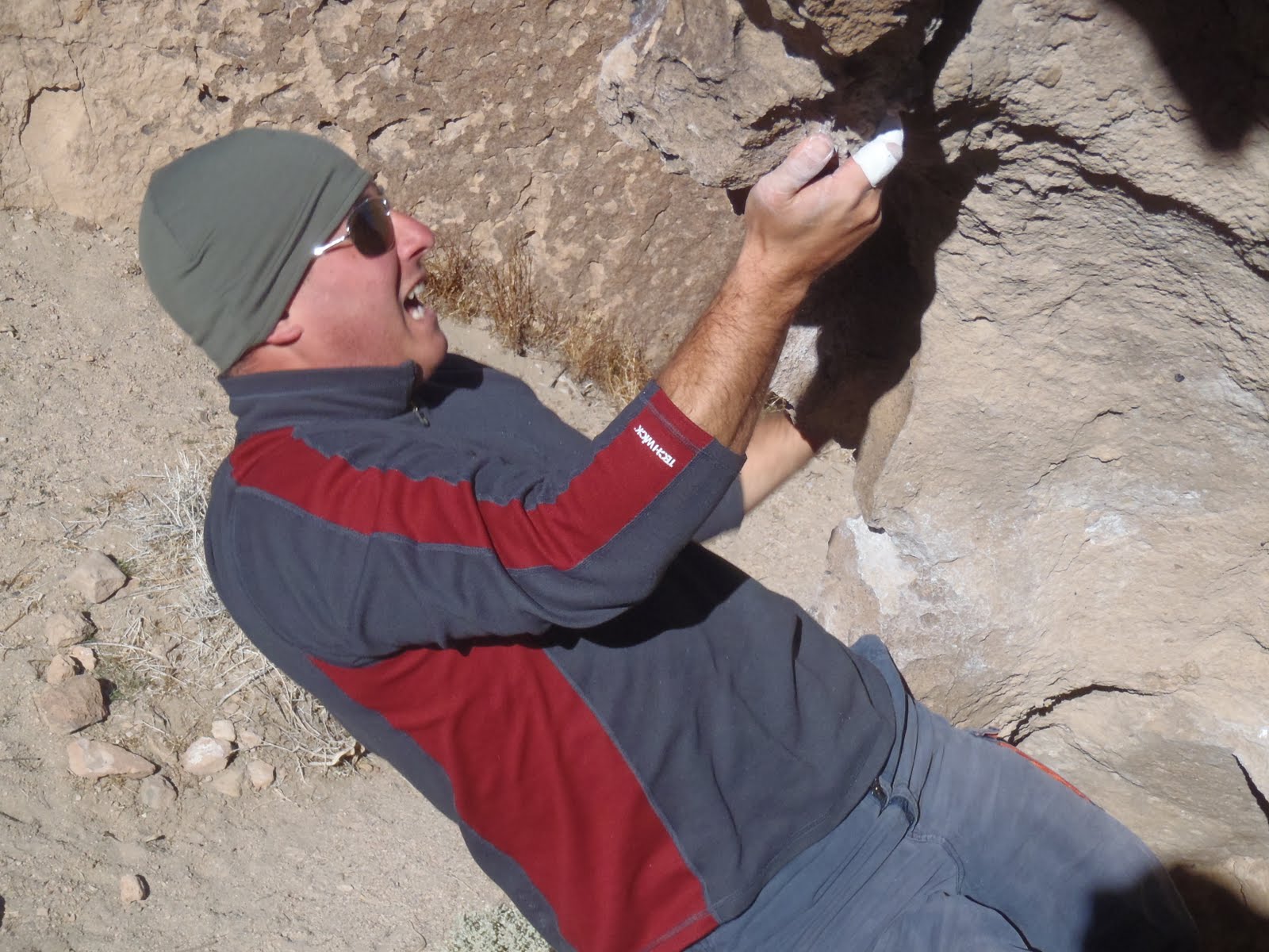 Not Taken for Granite: Me and Al squeezing water out of the rocks ...