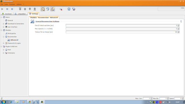 curiosoinformatico: Reiniciar Router :: THOMSON TG784 :: JDownloader 0. ...