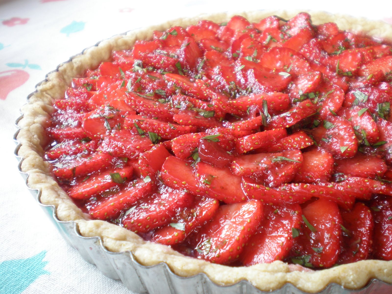 Madison Dinner Club: Strawberry Almond Tart - June 25, 2010