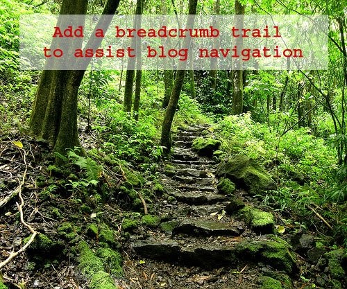 Blogger Buster: Add a "breadcrumb" trail and status messages to your blog