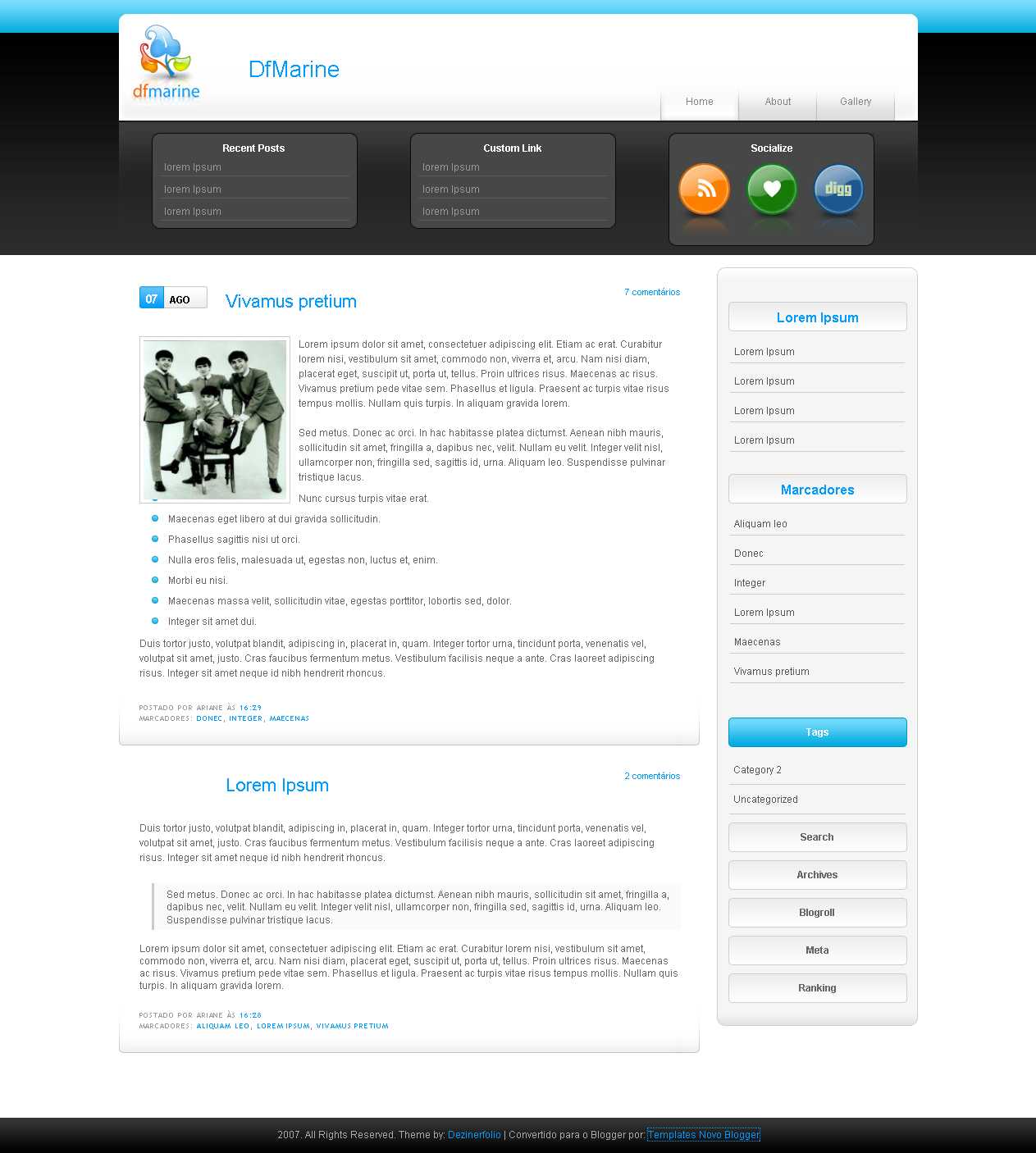 20+ free best blogger template | My Blog