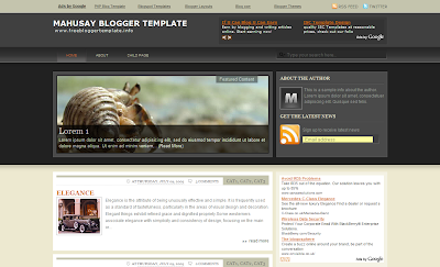 Blogger Buster: 101 Awesome Free Blogger Templates.