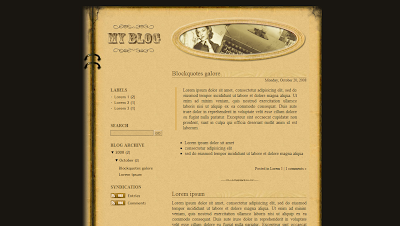 Blogger Buster: 101 Awesome Free Blogger Templates.