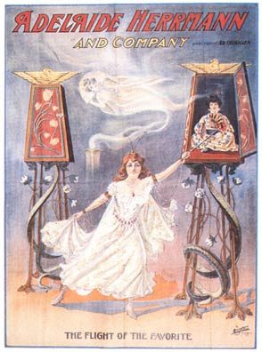 UN ILUSIONISTA MALAGUEÑO: ADELAIDE HERRMANN MAGICIAN POSTER