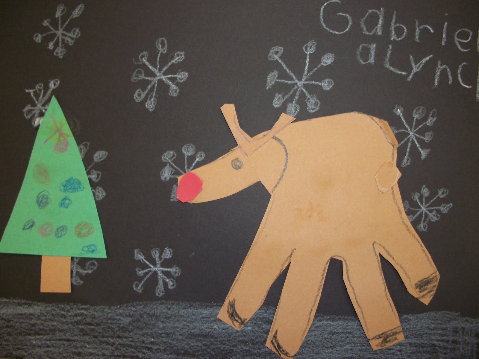 we heart art: Rudolph the Handprint Reindeer