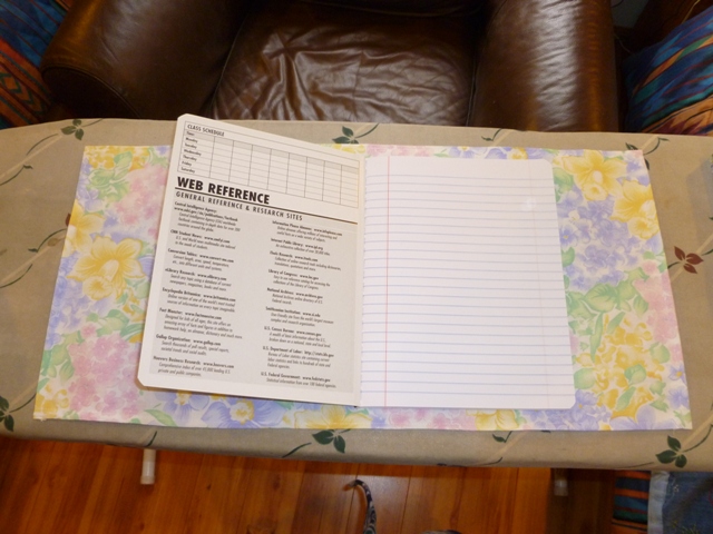 Sewing & Quilting: Composition Book Fabric Cover Tutorial