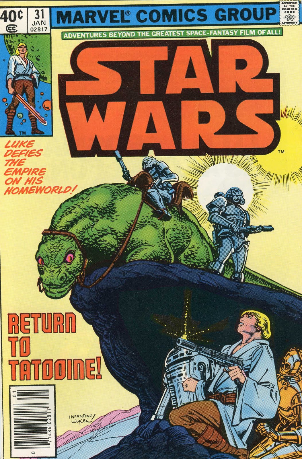 Star Wars - '77 - '80 Collector's Blog: 'The Tagge Saga' Marvel #31 - #34