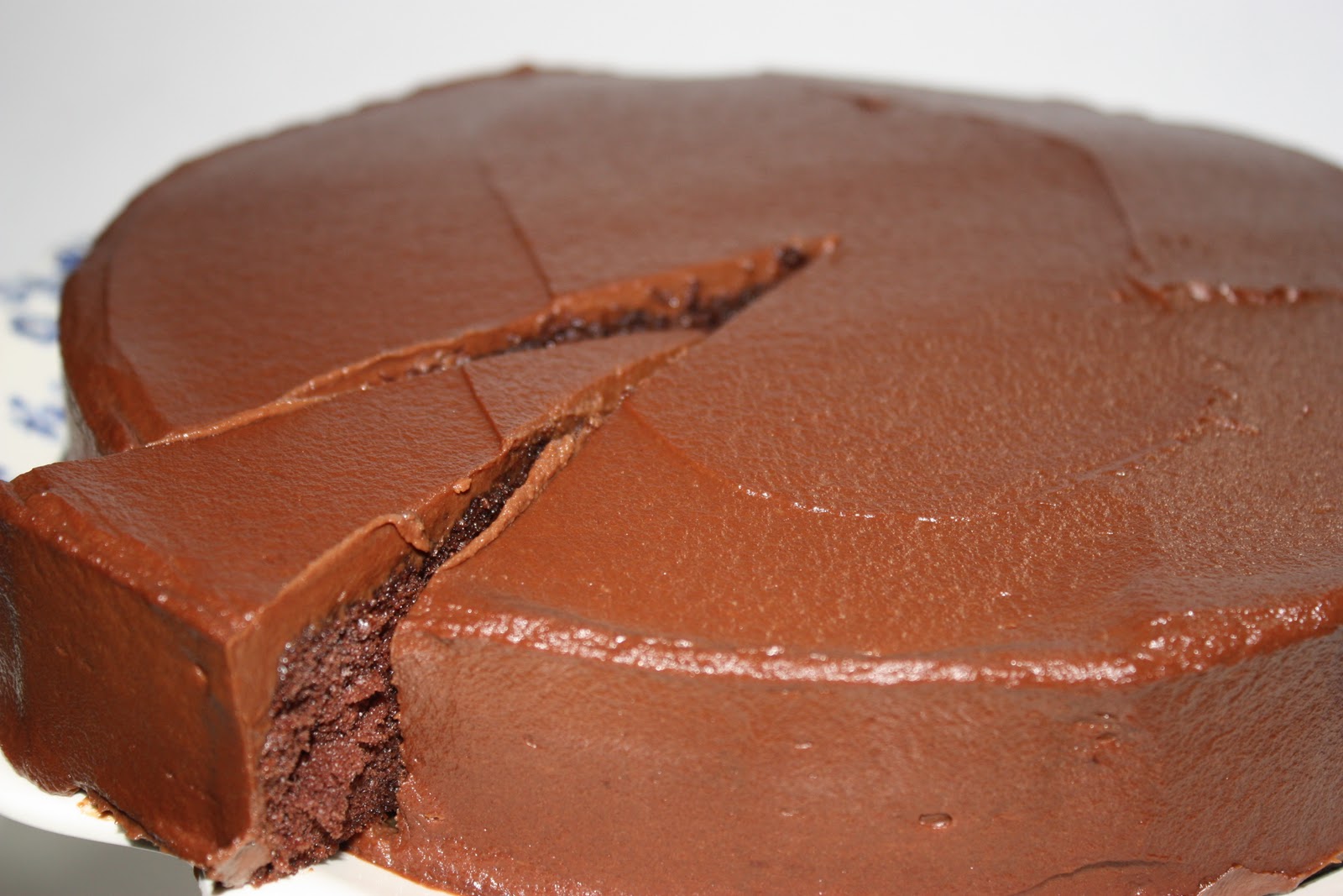 Chocolate Genoise with Peanut Butter Whipped Ganache - Polish Housewife