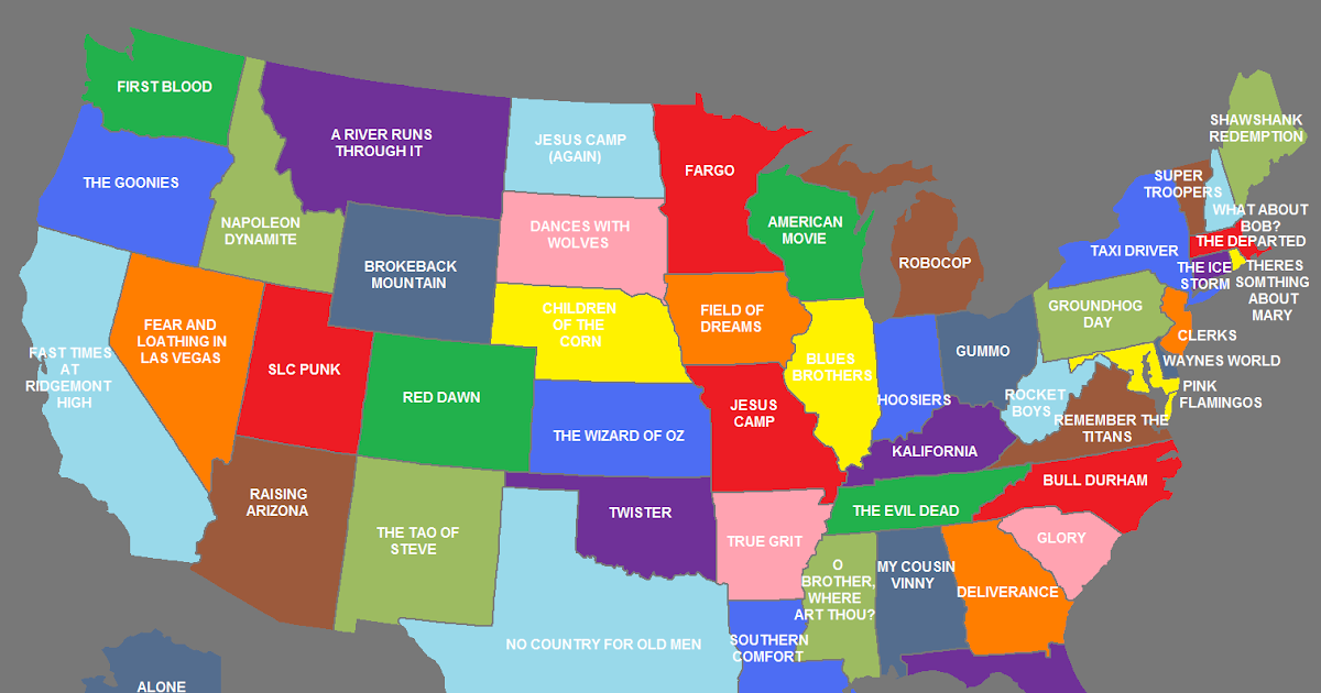 Mapping the Movies: 50 Films for 50 States