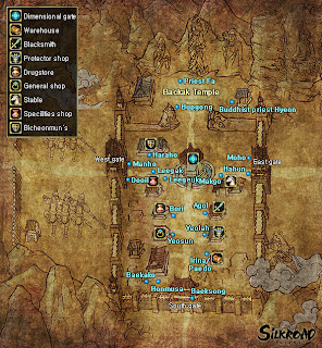 silkroad online: Mapas