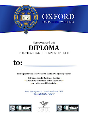 Piscle: Diplomas Universidad de Oxford