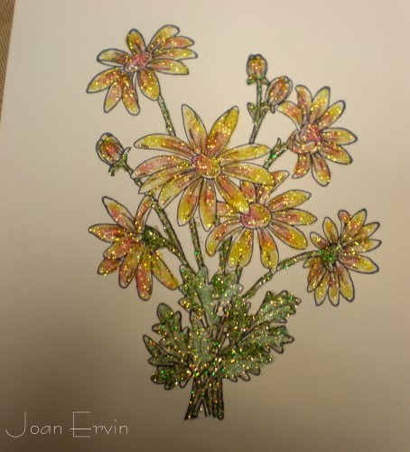 Stamping with a Passion!: Painting with Stickles