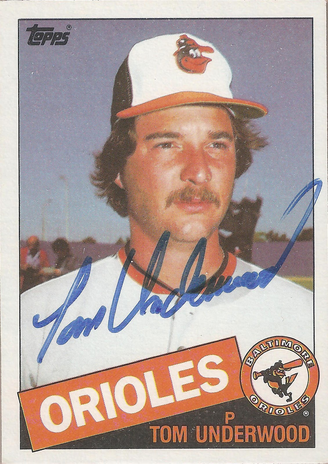 The Great Orioles Autograph Project: Unpossible Autograph Friday- Tom ...