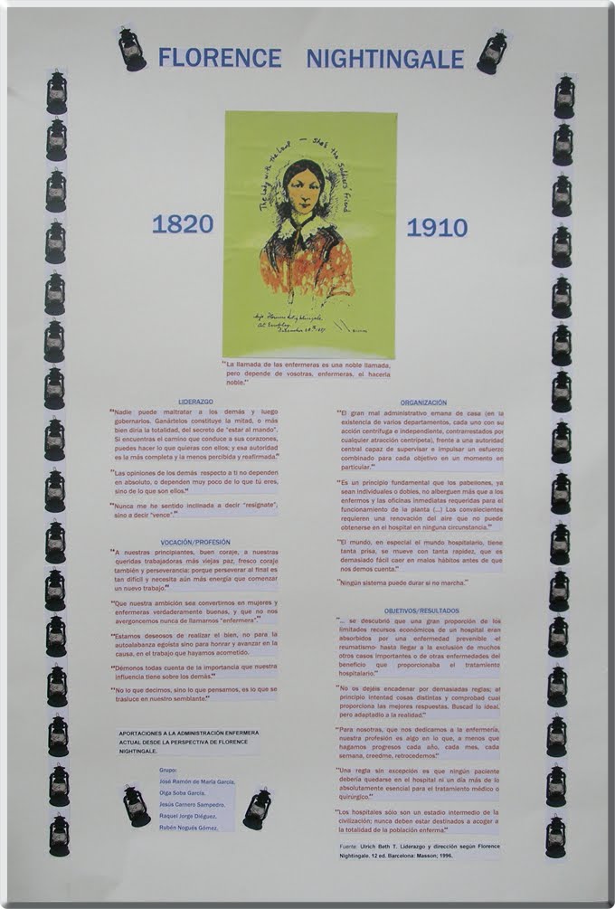 FLORENCE NIGHTINGALE: EXPOSICIÓN DE PÓSTERS