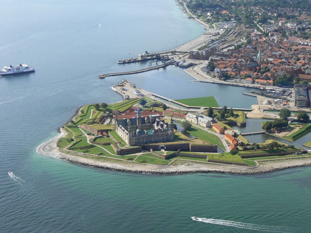 To Helen Back: Helsingor castle from the air