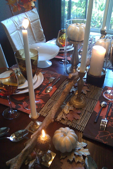 FOCAL POINT STYLING: THANKSGIVING TABLECAPE IDEAS WITH THRIFT