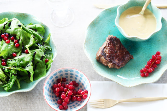 wabi: Bon filet with béarnaise sauce