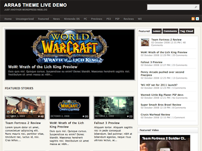 Video Game Wordpress Themes: Free Video Game Wordpress Themes