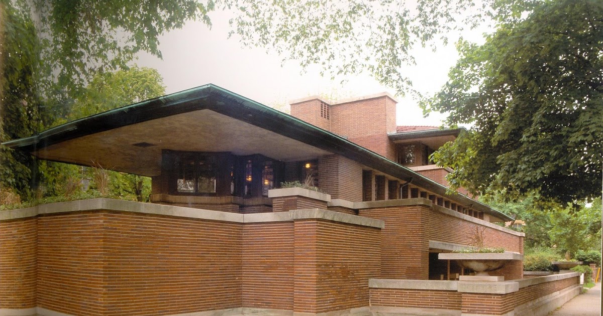 Arquitetura Orgânica de Frank Lloyd Wright: Casa Frederick C. Robie, 1908