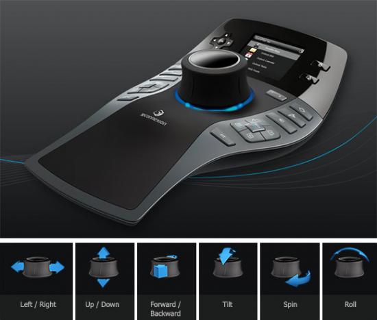 http://tecnocgh.blogspot.com: SpacePilot Pro 3D mouse de navegación