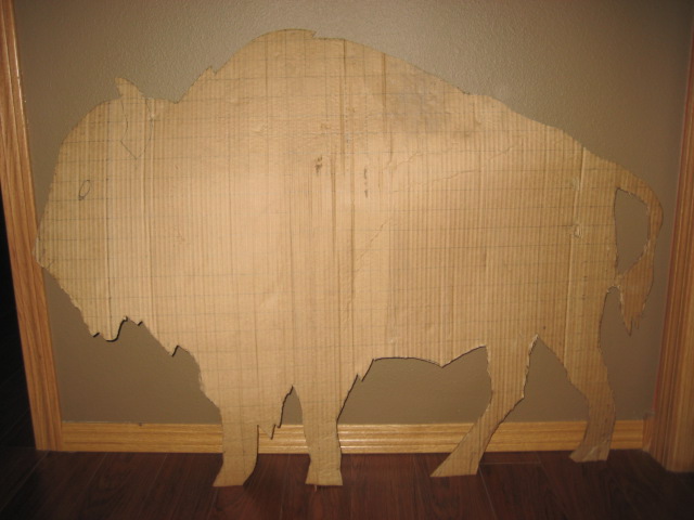 Better than I deserve!: Bunnies and cardboard buffalo...