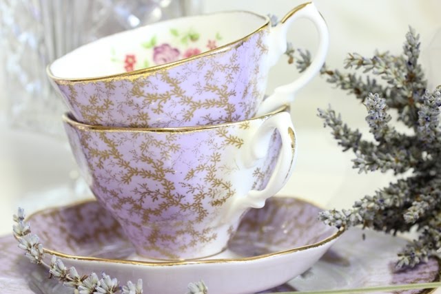 My Cozy Corner: Lavender Tea Cups