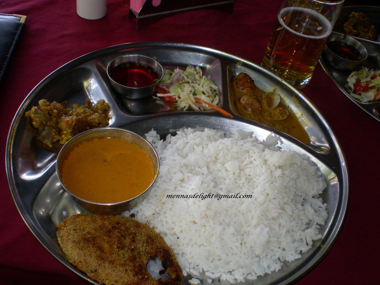 Foodie Delights Bangalore - Life n Spice: Goan Thali