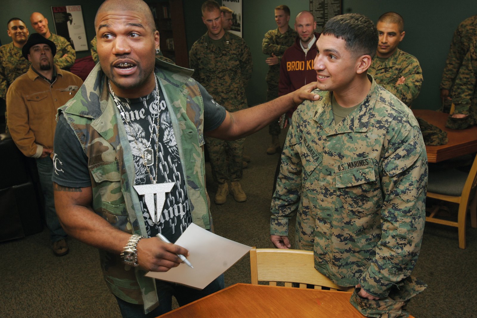 MMA Fever - Are you down with the sickness?: Rampage Joins the Marines