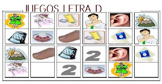 Diario de una tiza: JUEGOS LETRA D.