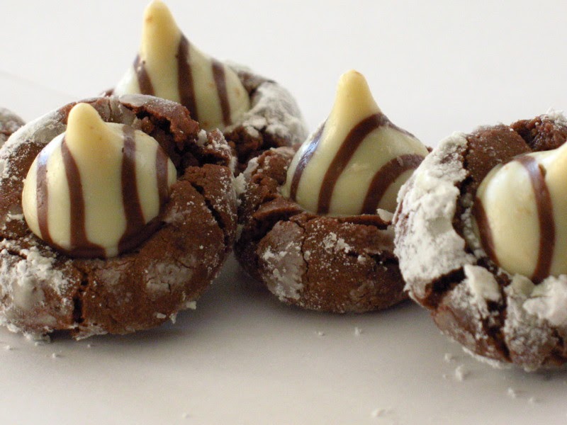 Chocolate Candy Crinkles ~ Chasing Tomatoes