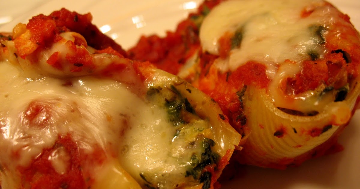 Baked Pasta Shells ~ Chasing Tomatoes