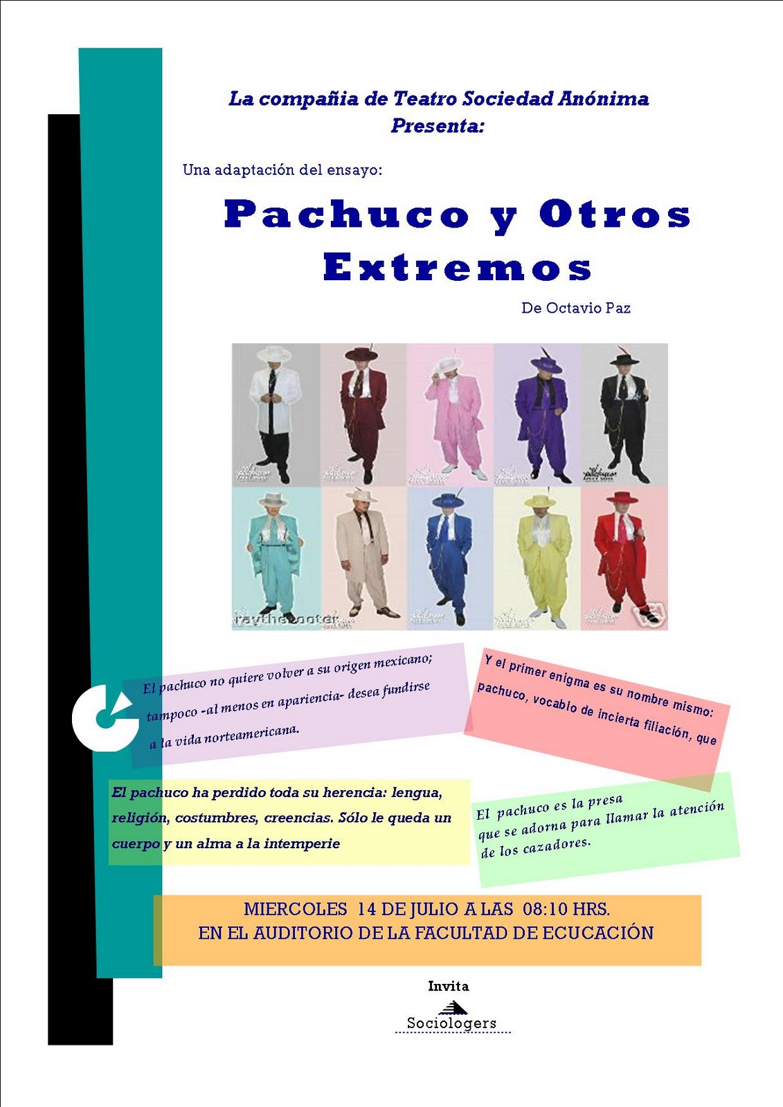 Sociedad, Cultura y Educación en un solo lugar: Pachuco y otros extremos