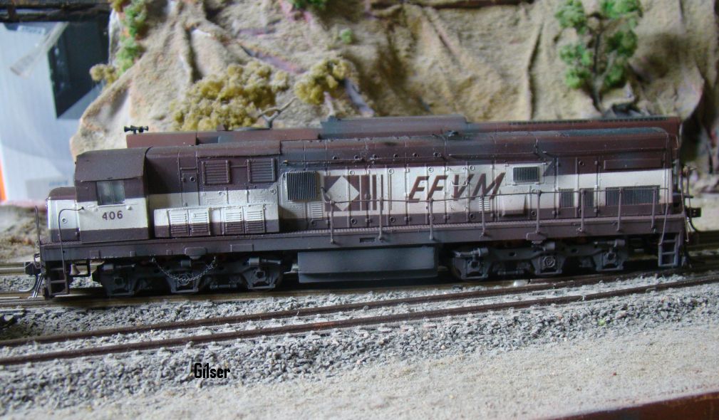 Gílser ferreo trens: GE U26C EFVM - SOB ENCOMENDA