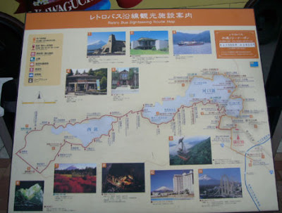 Unknown Tips of Visit Japan: The map for the Kawaguchiko at the ...