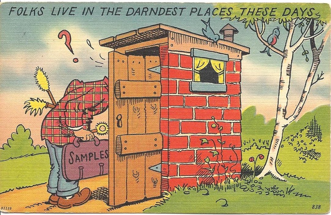A Plethora of Postcards: Outhouses