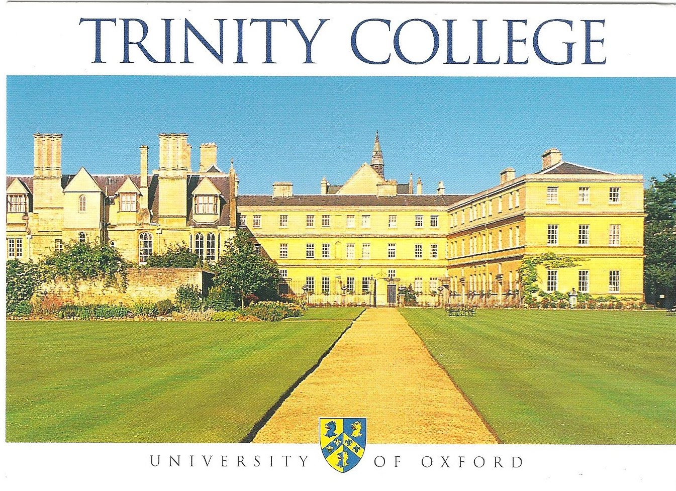 A Plethora of Postcards: College Series - Trinity College at University ...