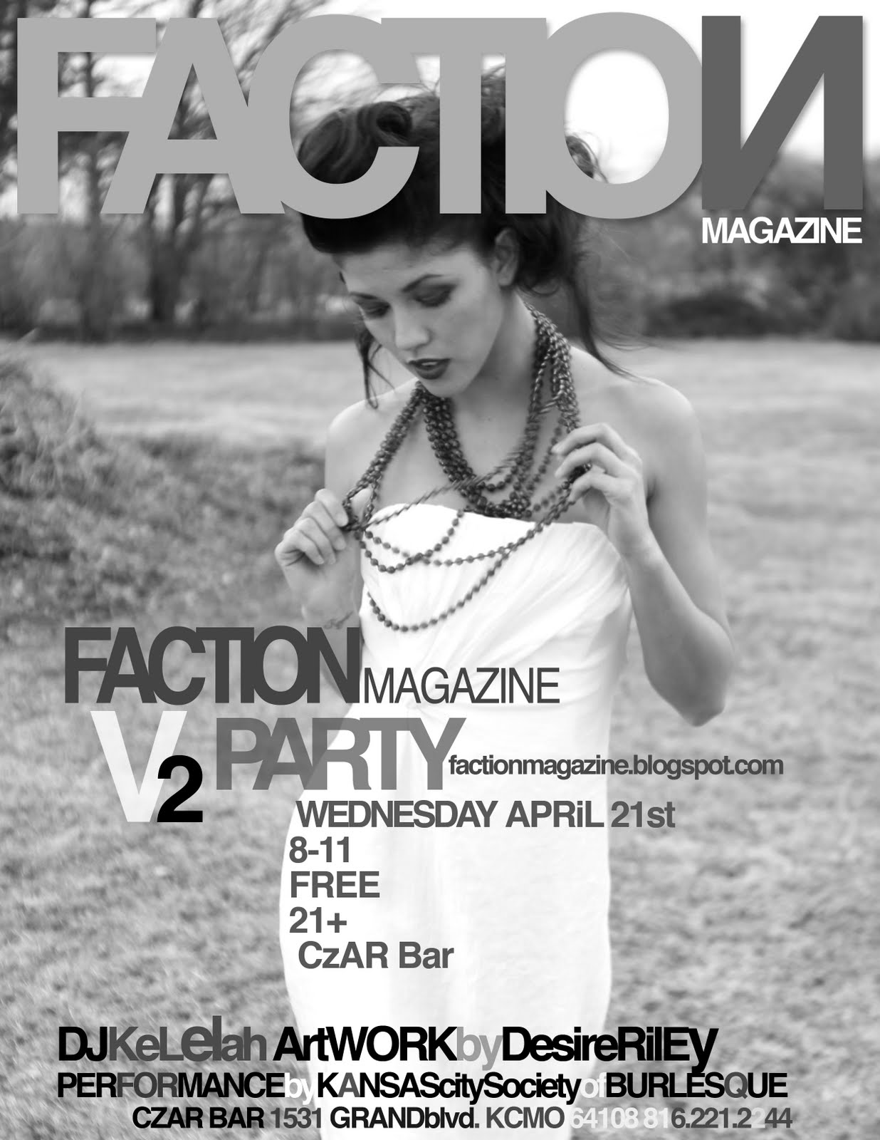 FACTION: FACTION MAGAZINE V2 RELEASE PARTY