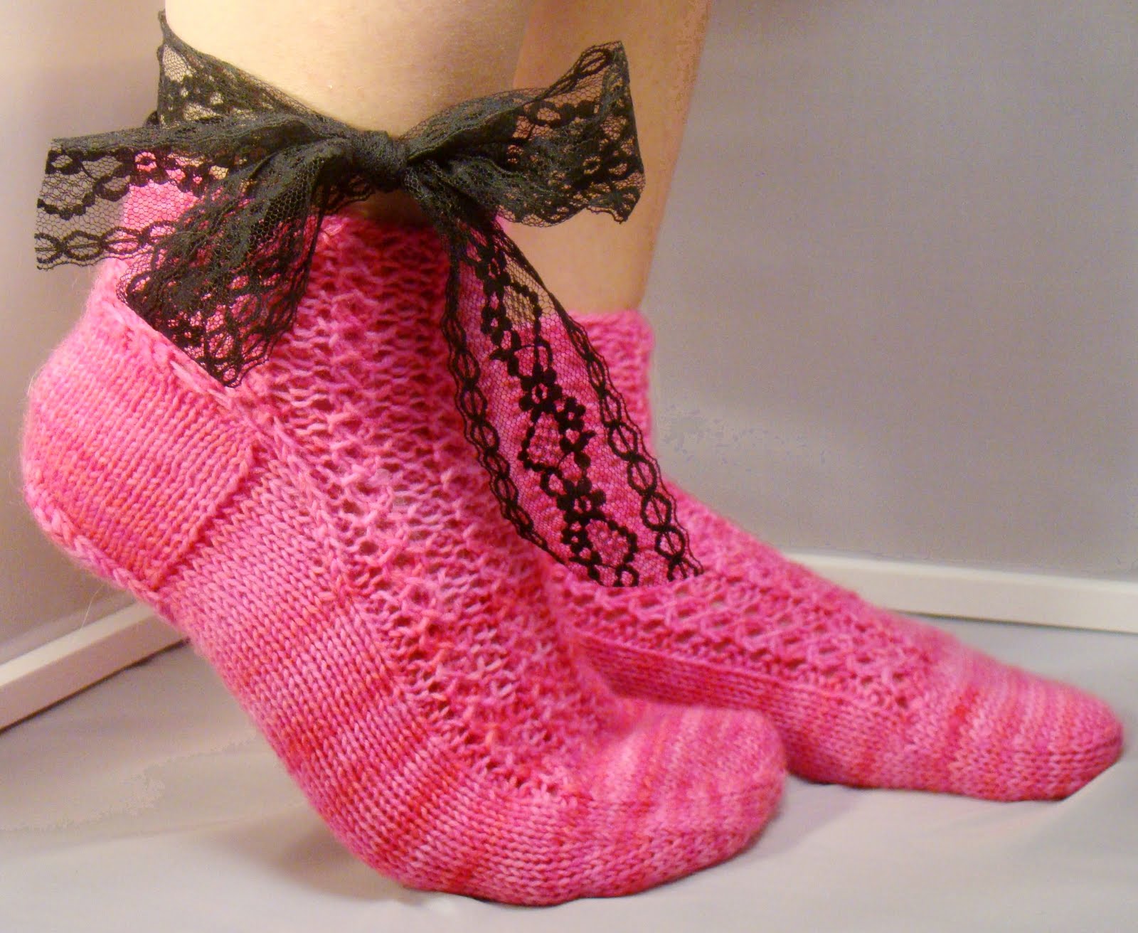 Kate Atherley Knits. A Lot. Mainly Socks.: Material Girl Socks