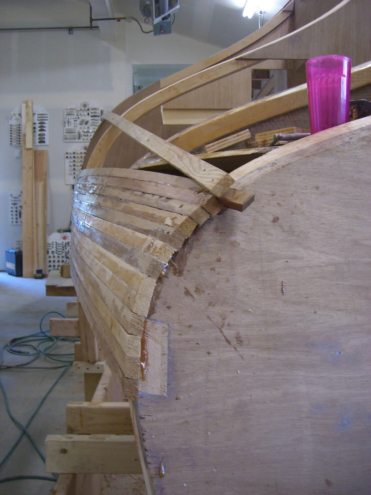 Building a NorthSea 29: The Learning Curve of Strip Planking