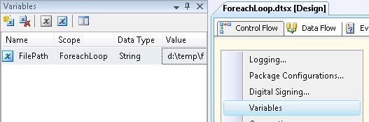 Sqlsolutions And Ssis Ssis How To Configure A Foreach Loop Container File Enumerator 3271
