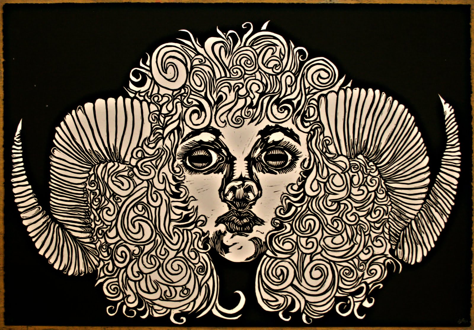 SalemStateArts: Sponsoring Evil: Student Attends Tom Huck's WoodCut ...