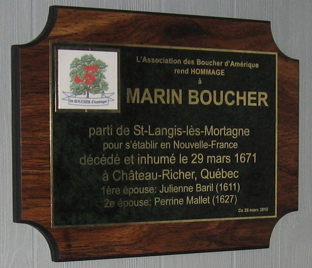 Marin Boucher : Family tree by Andre FRANCOEUR (afrancoeur8) - Geneanet