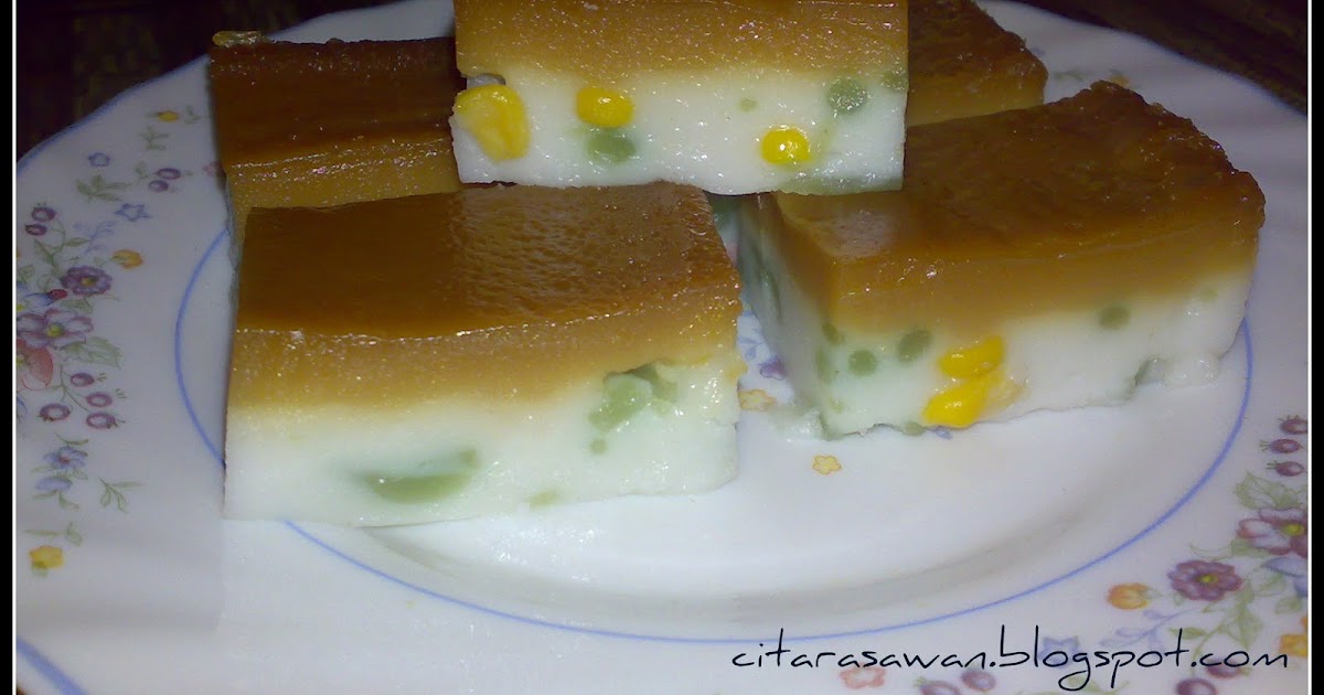 Kuih Talam Cendol Jagung Manis ~ Must Read!