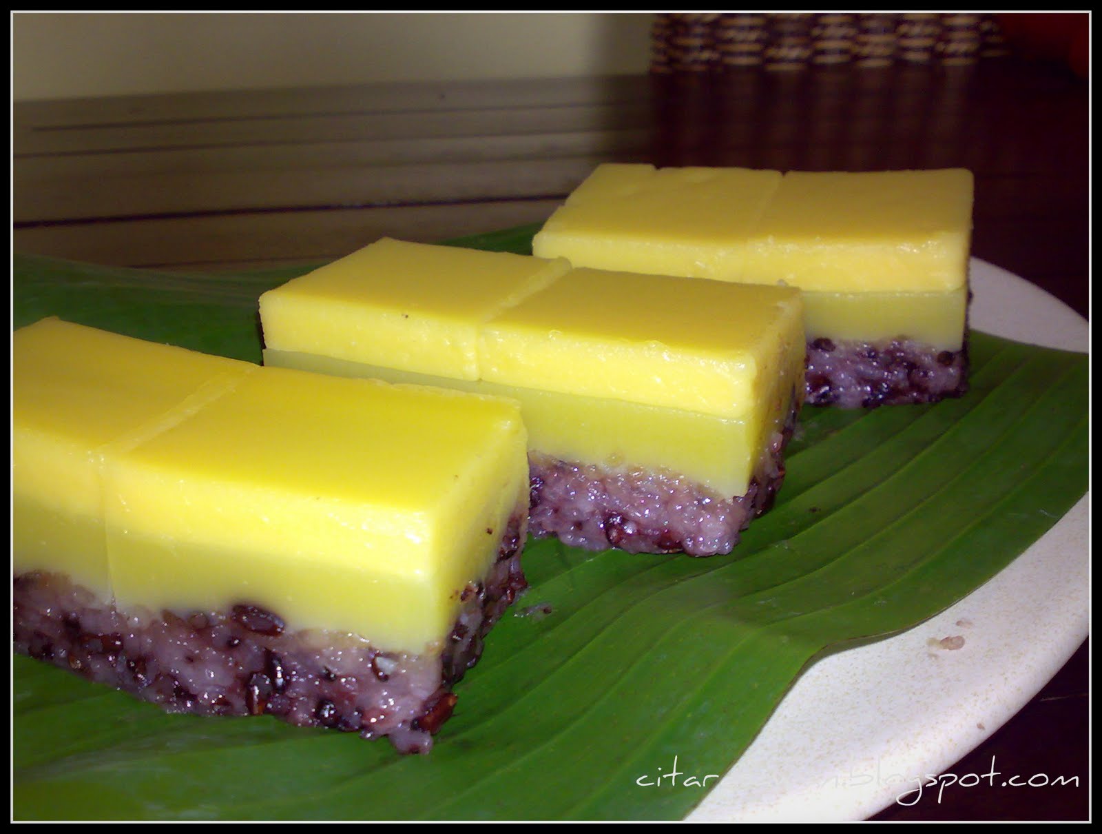 Kuih Talam Pulut Hitam ~ Must Read!