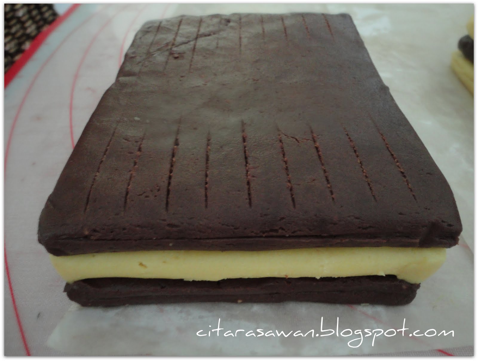 Biskut Dam - Step by step / Checkeredboard Cookies ~ Resepi Terbaik