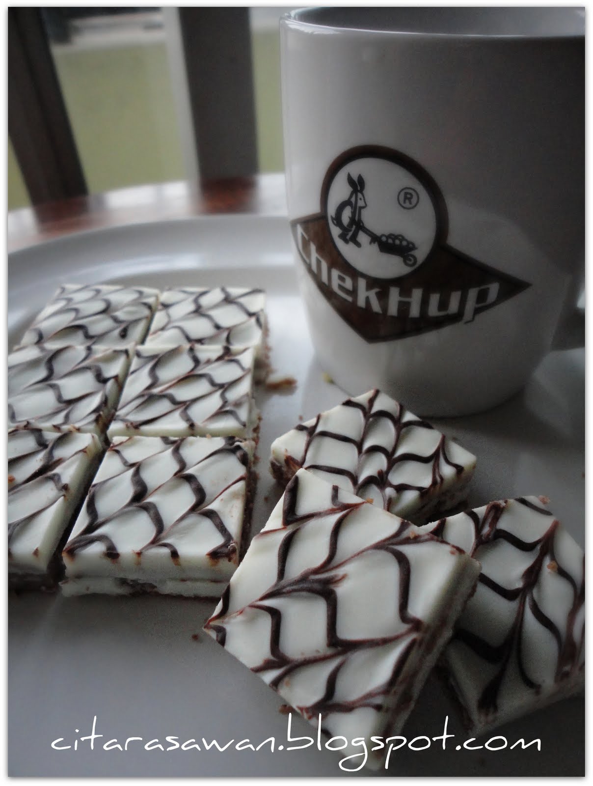 Marble Shortbread Cookies - White Chocolate Marble ~ Must Read!