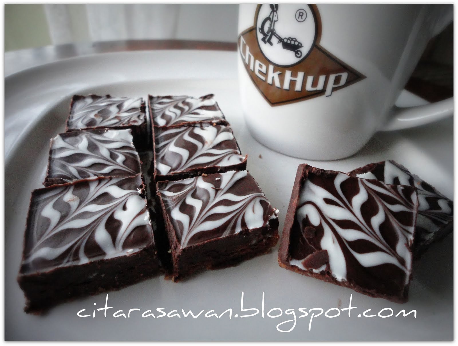 Marble Shortbread Cookies - Black Chocolate Marble ~ Must Read!