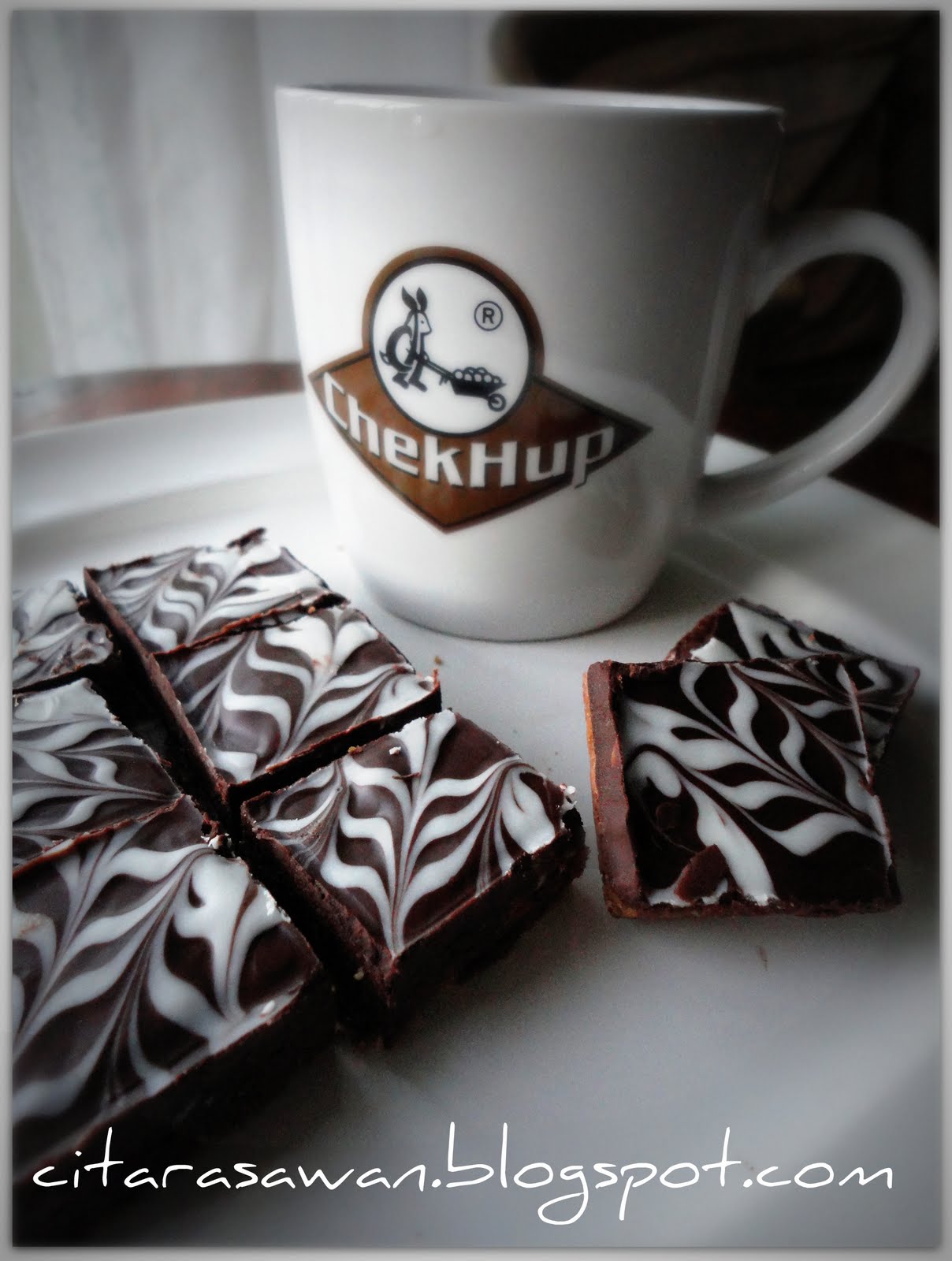 Marble Shortbread Cookies - Black and White Marble ~ Resepi Terbaik