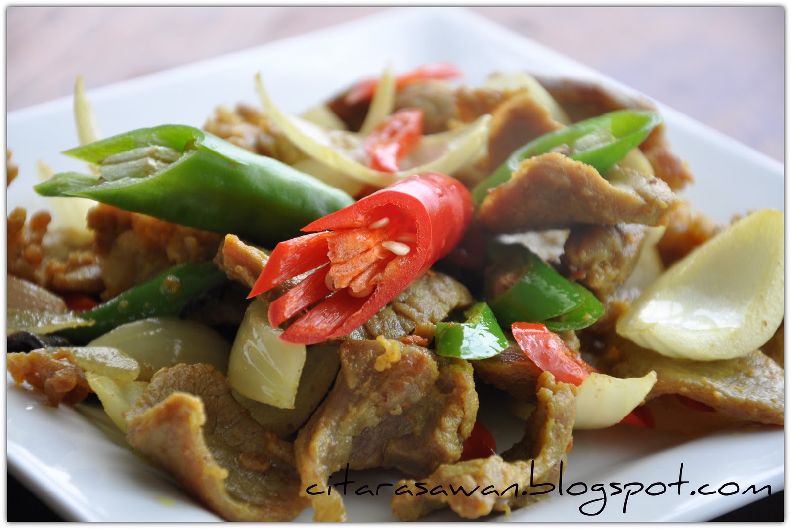 Daging Goreng Kunyit ~ Resepi Terbaik